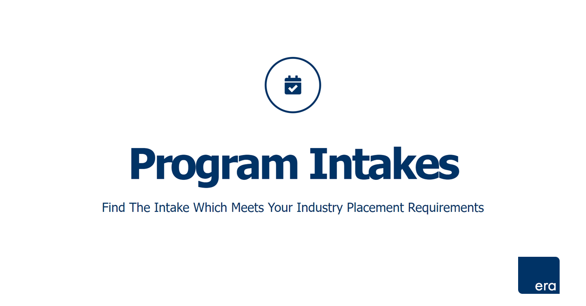 Allied Health Assistant Program Program Intakes - ERA